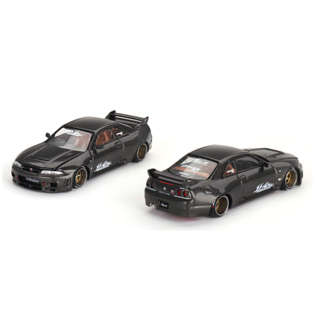 Mini GT Nissan Skyline GT-R (R33) Active Carbon R 1:64 – Krazy Caterpillar