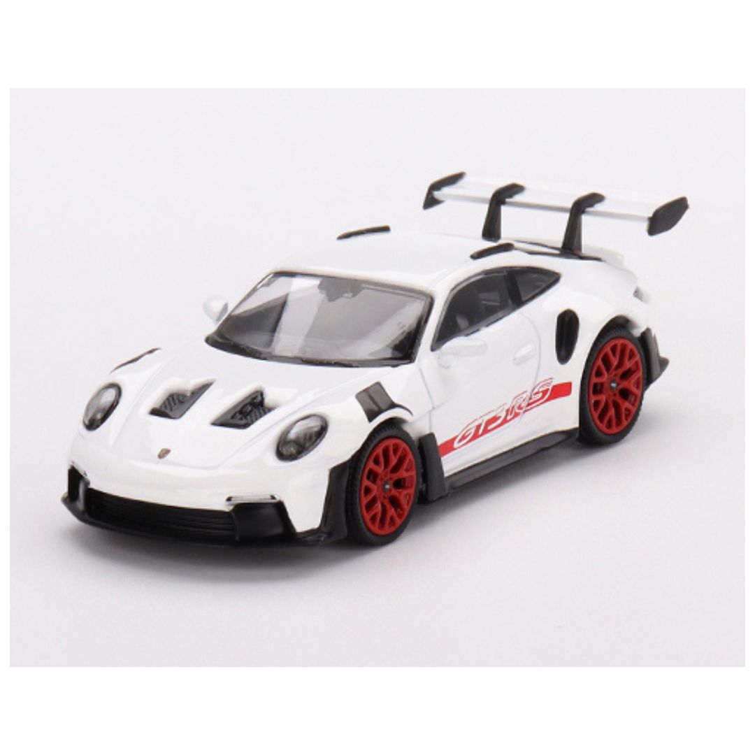Mini GT Porsche 911 (992) GT3 RS White with Pyro Red Accent Package ...