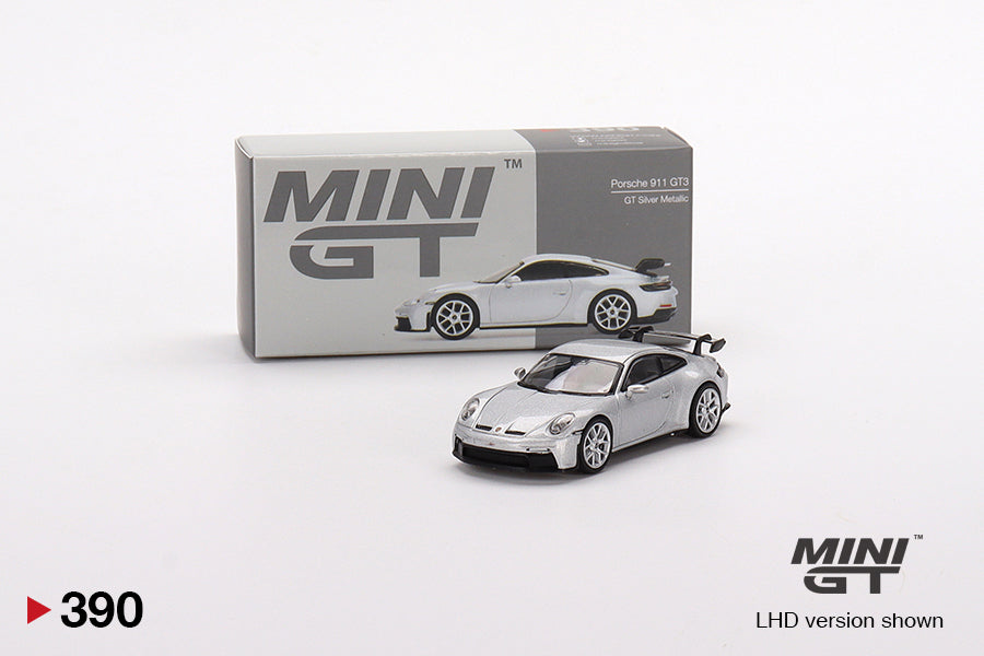 Mini GT Porsche 911 (992) GT3 GT Silver Metallic – Krazy Caterpillar