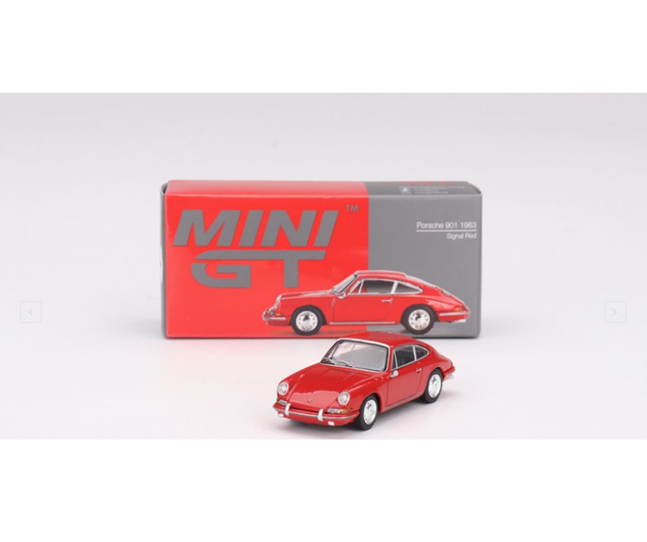 Mini GT #695: Porsche 901 1963 Signal Red – Krazy Caterpillar