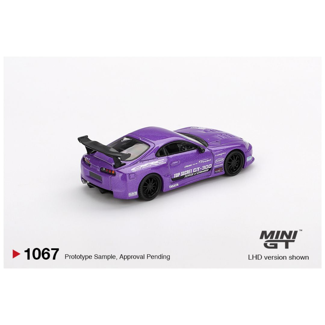 Mini GT #1067: Toyota Supra (A80) Top Secret GT-300 Top Secret Purple ...