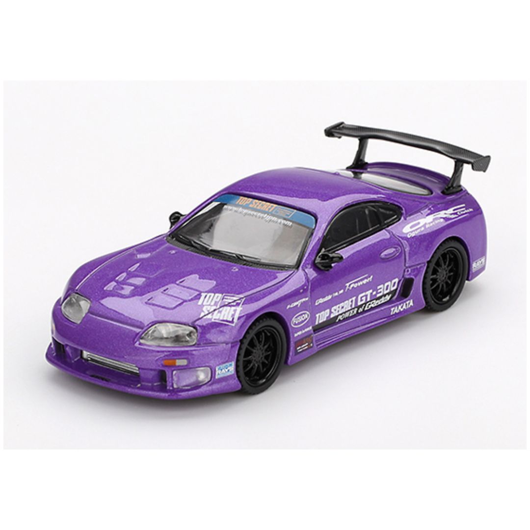 Mini GT #1067: Toyota Supra (A80) Top Secret GT-300 Top Secret Purple ...