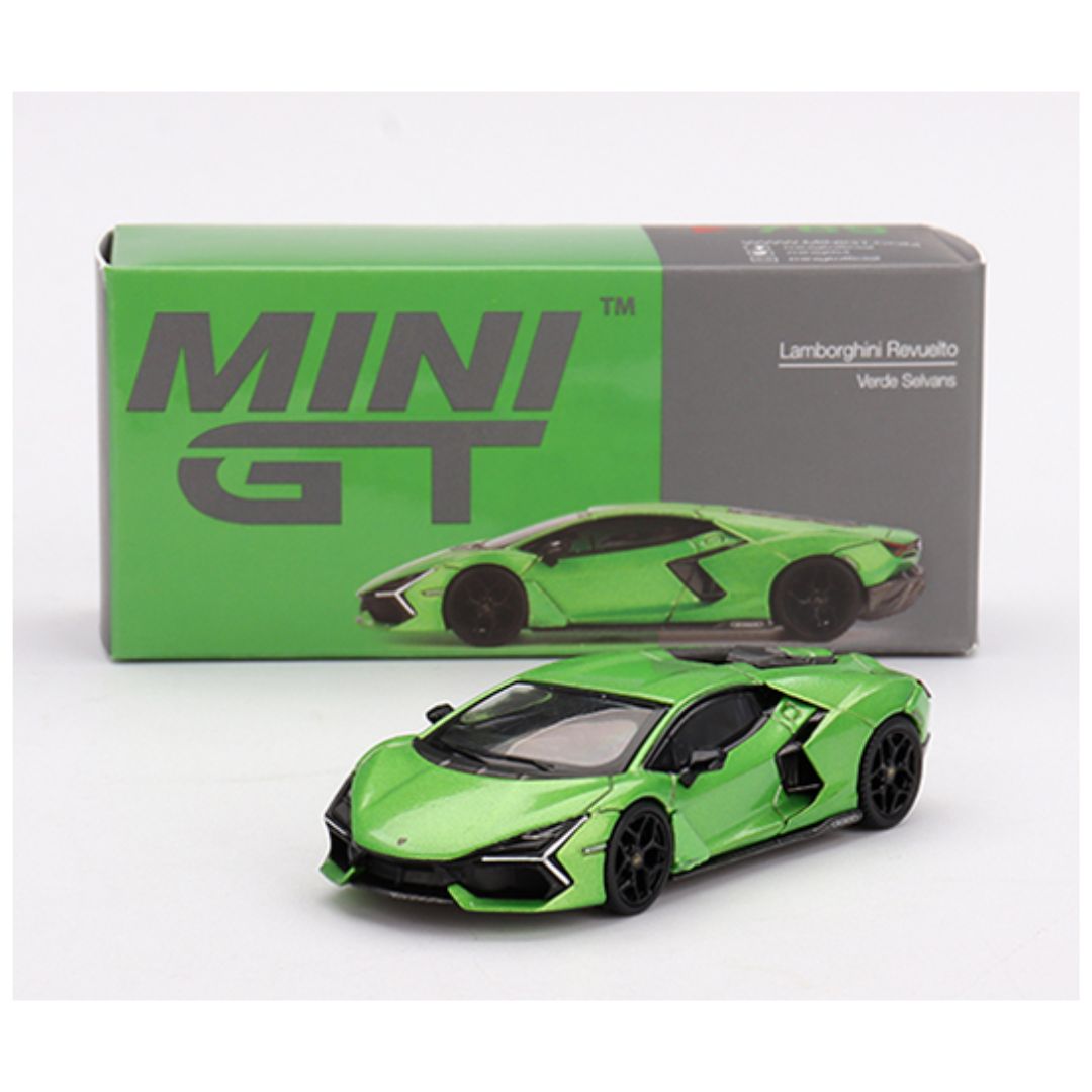 Mini GT #789: Lamborghini Revuelto Verde Selvans – Krazy Caterpillar