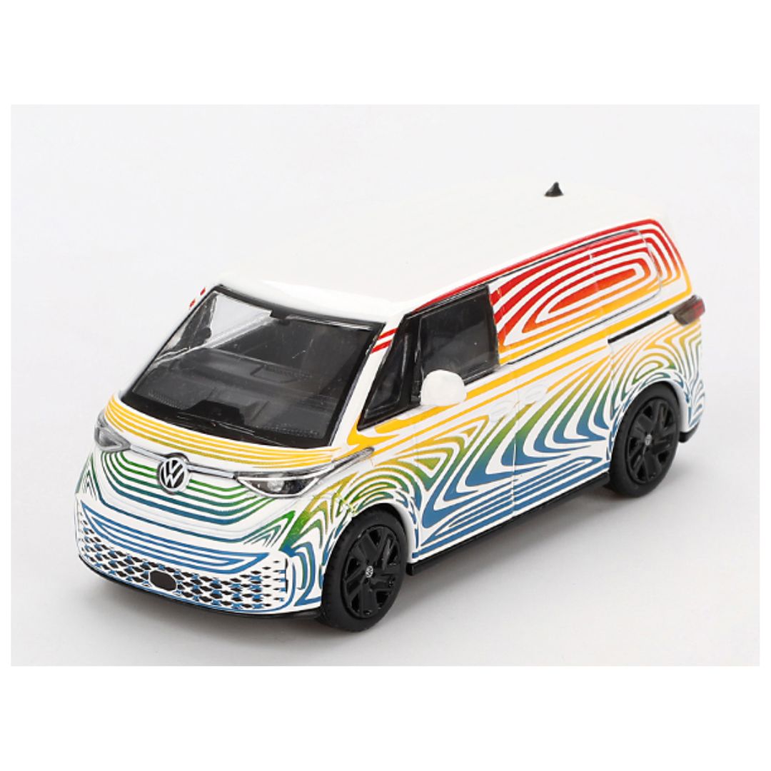 Mini GT #899: Volkswagen ID. Buzz Prototype "Rainbow" 1:64 – Krazy ...