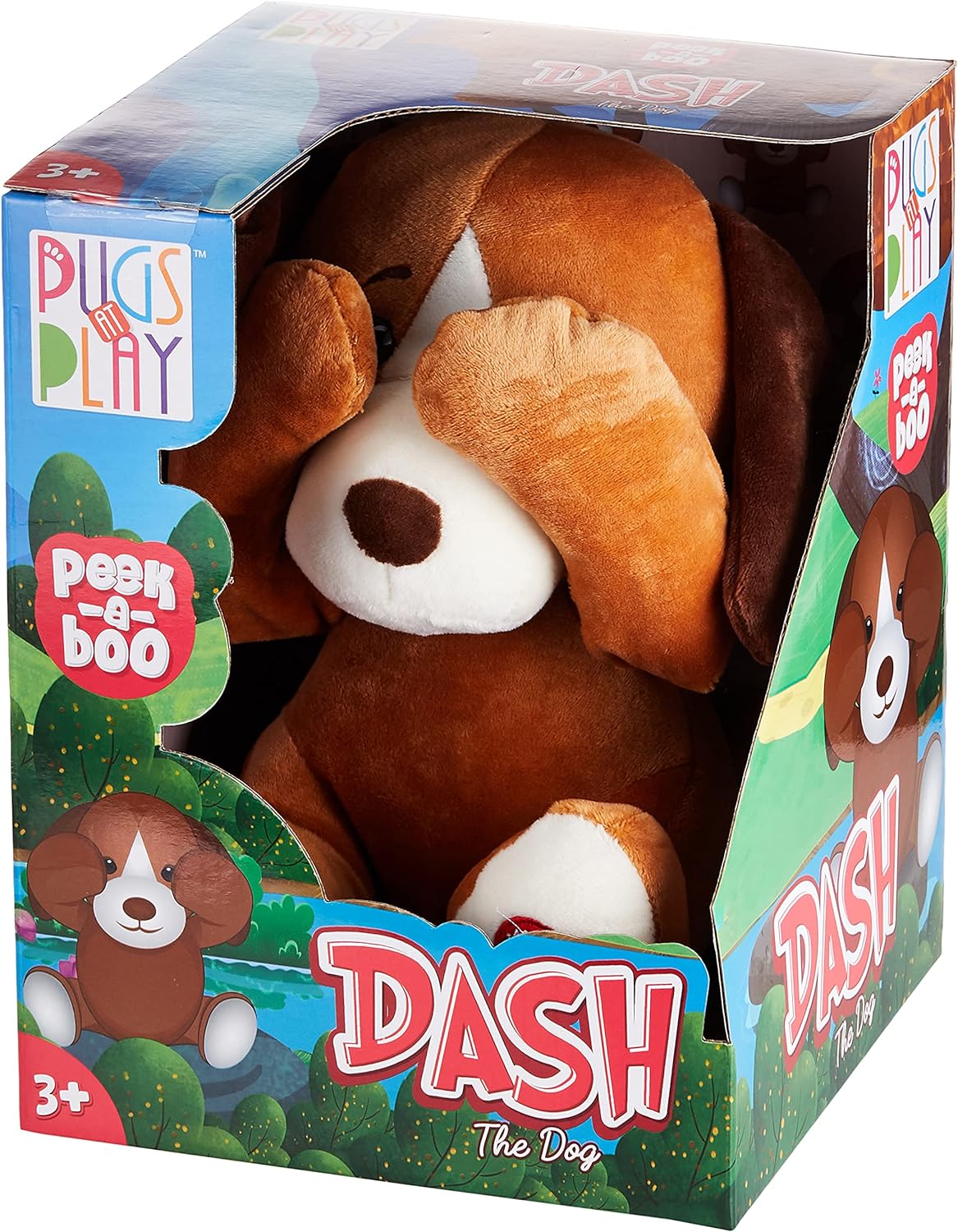 Dash The Dog (Peek-a-Boo Interactive Plush) | Push – Krazy Caterpillar