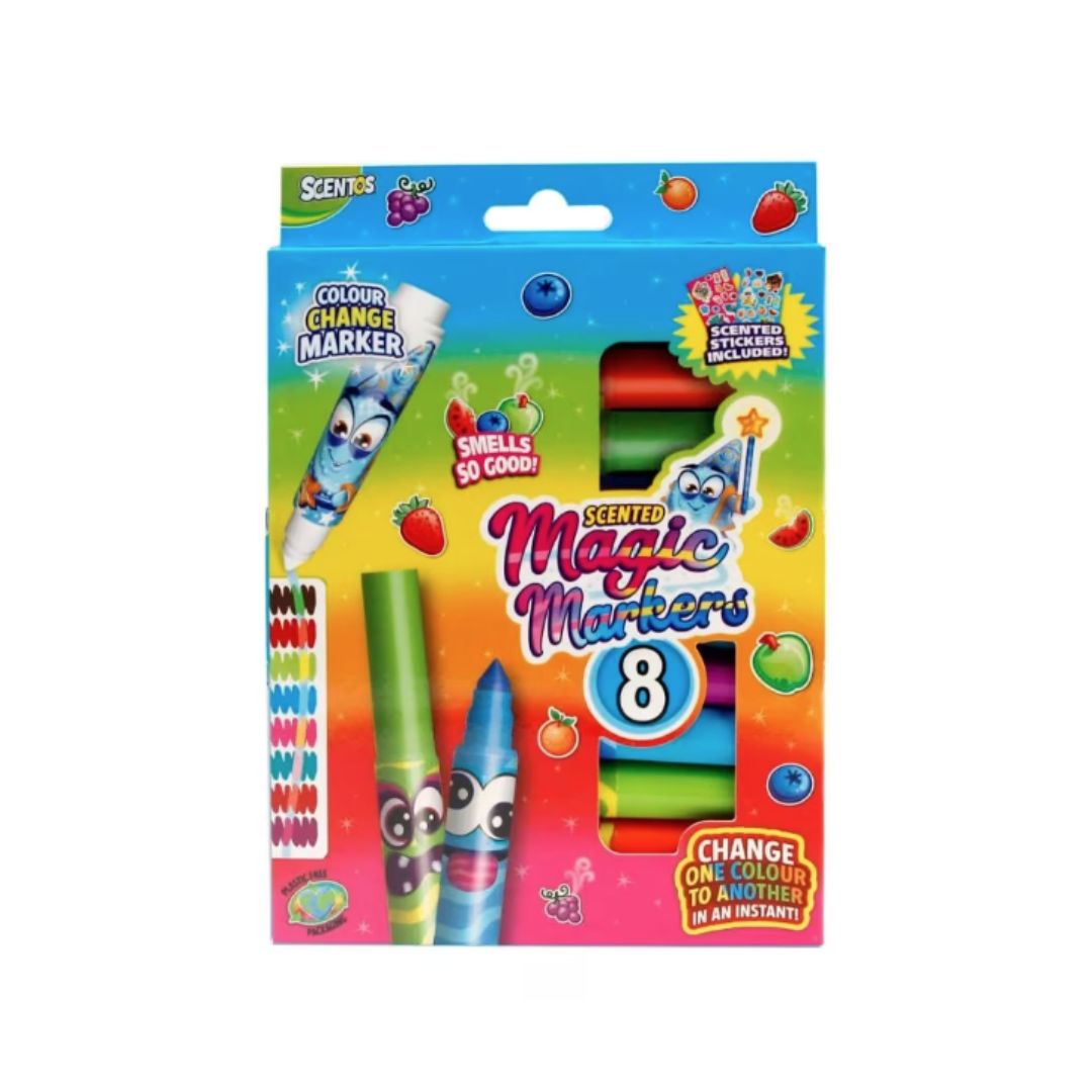 Scentos: Scented Magic Markers, 8 Count – Krazy Caterpillar