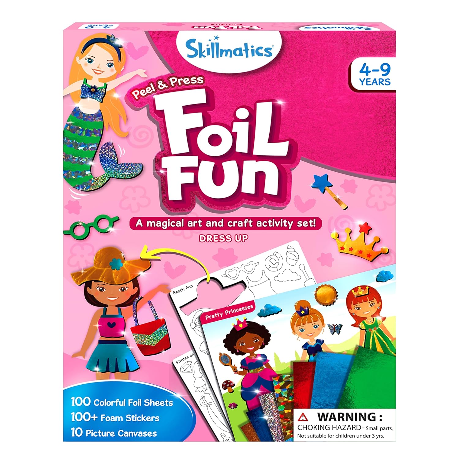 Skillmatics Peel & Press Foil Fun: Dress Up – Krazy Caterpillar