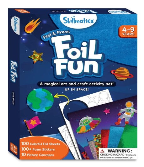 Skillmatics Foil Fun: Up In Space Art Kit – Krazy Caterpillar