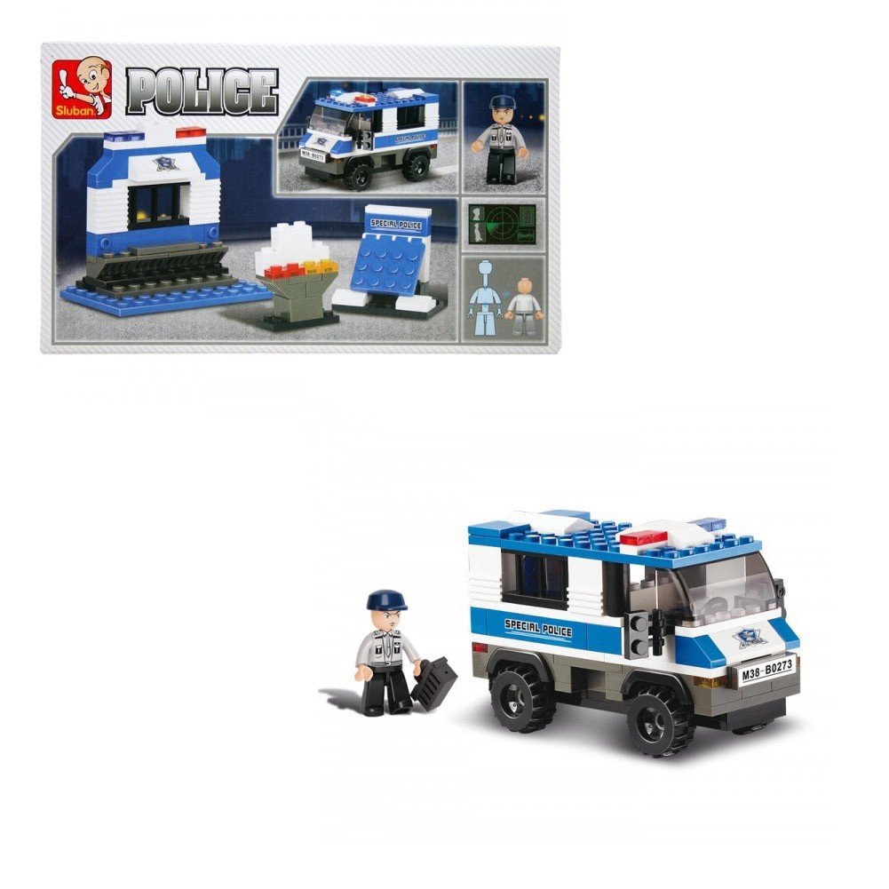 Sluban Police Mobile Command Vehicle – Krazy Caterpillar