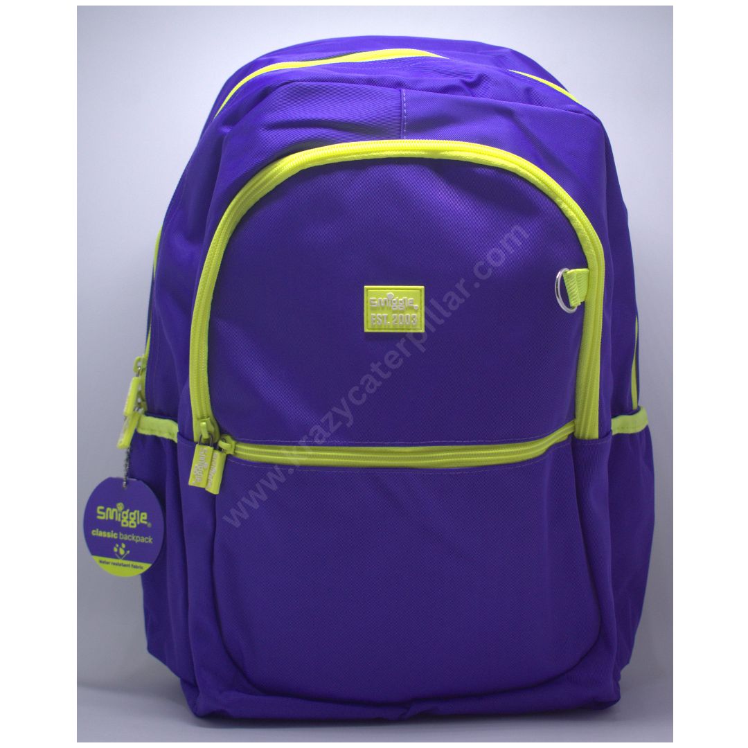 Smiggle Classic Backpack - Purple Neon – Krazy Caterpillar