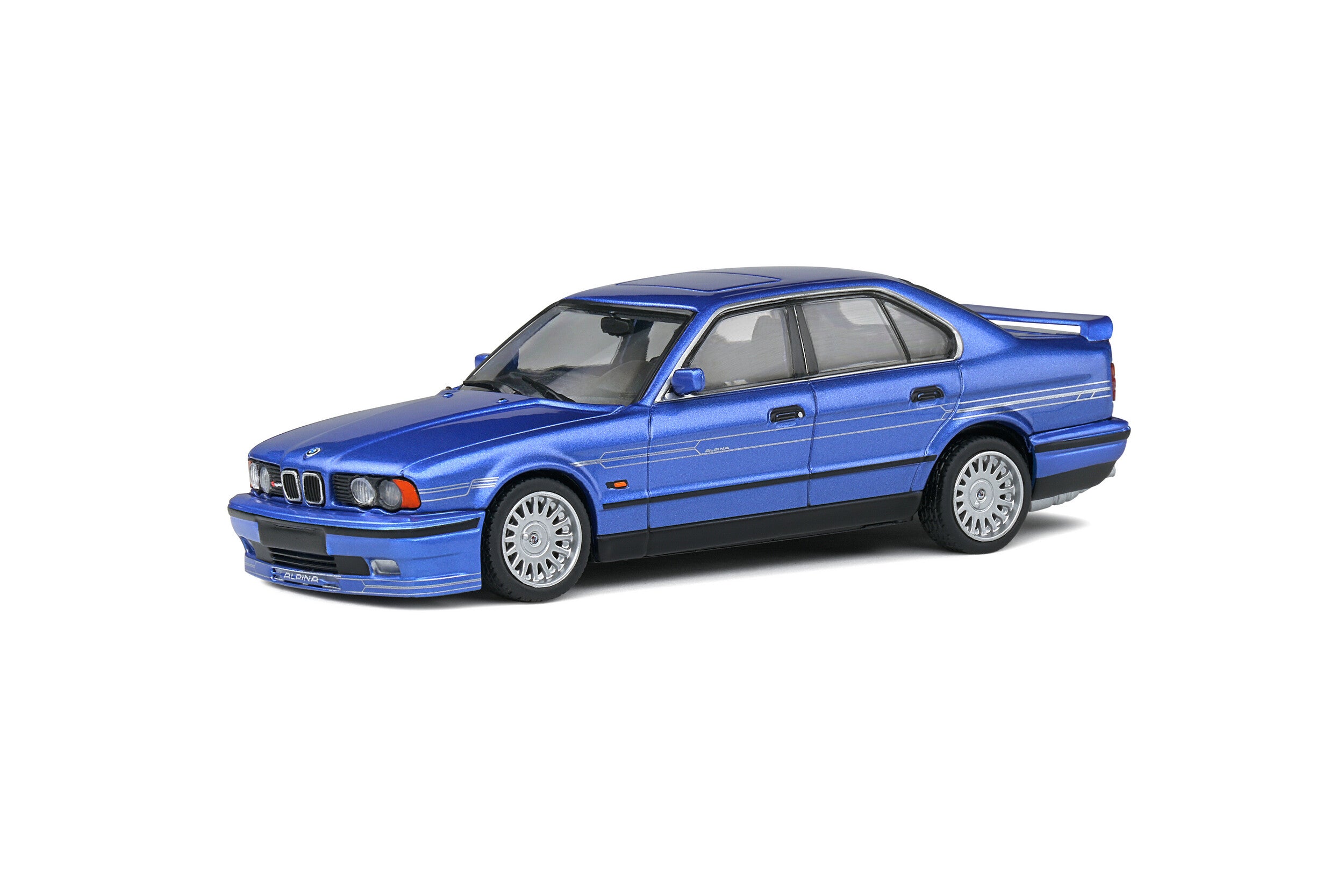 Solido 1994 BMW Alpina E34 B10 BiTurbo Blue - 1:43 Die-Cast Scale Mode ...
