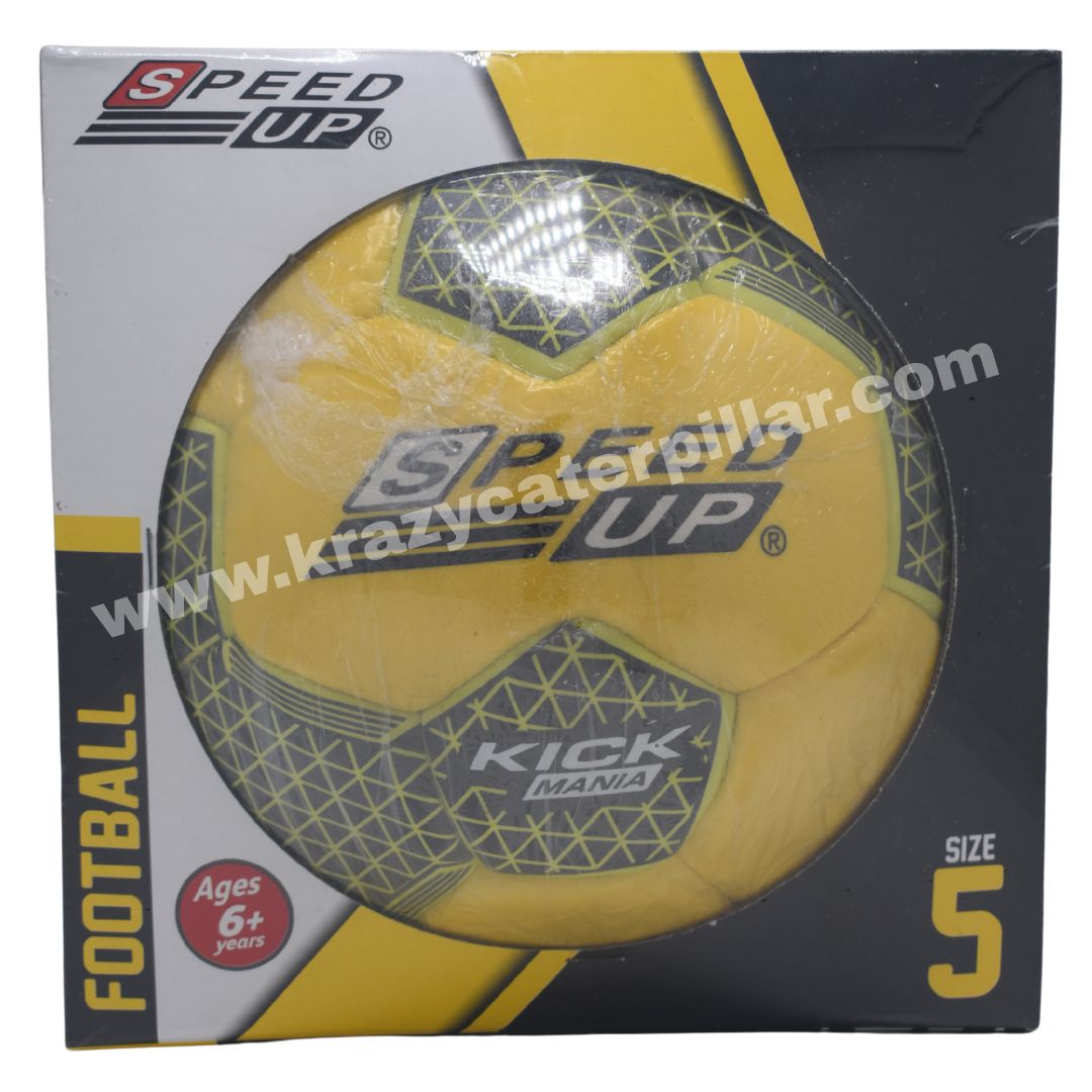 Speed Up: Kick Mania Football Size 5 - Yellow Black – Krazy Caterpillar