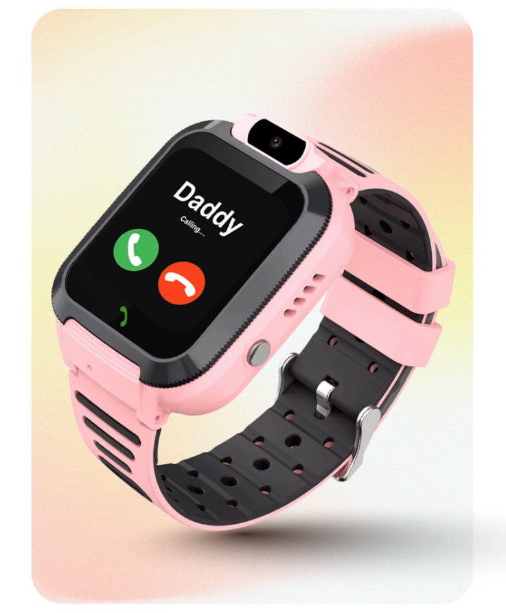 Spiky Basilisk Kids' Cute Waterproof Smartwatch With GPS - Pink – Krazy ...