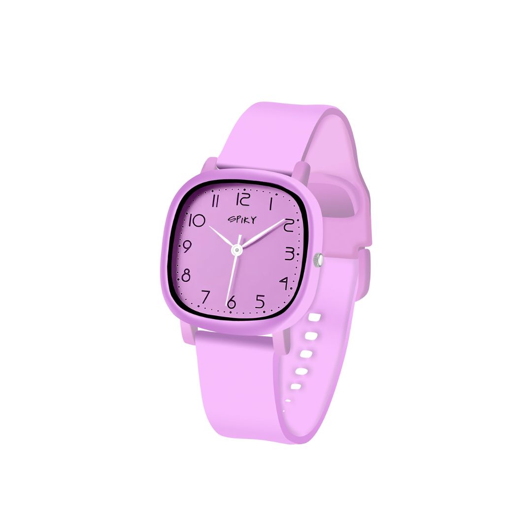 Spiky Square Analog Watch for Kids - Purple – Krazy Caterpillar