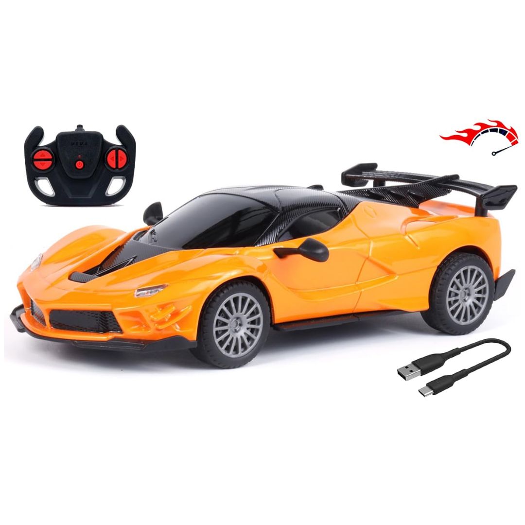 Veva: Race N Roll Remote Car FR Orange – Krazy Caterpillar