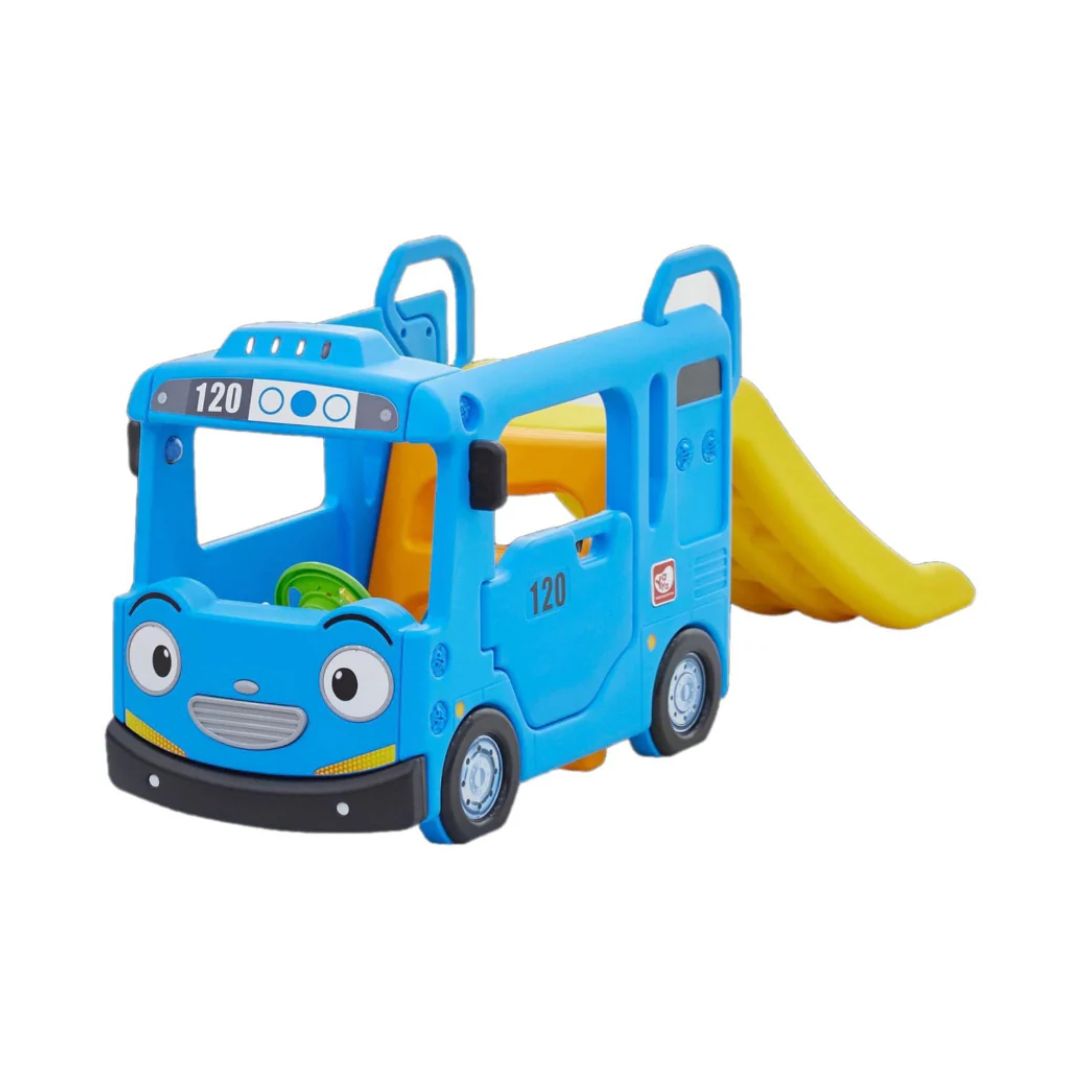 Yaya: Blue Compact Bus Slide – Krazy Caterpillar
