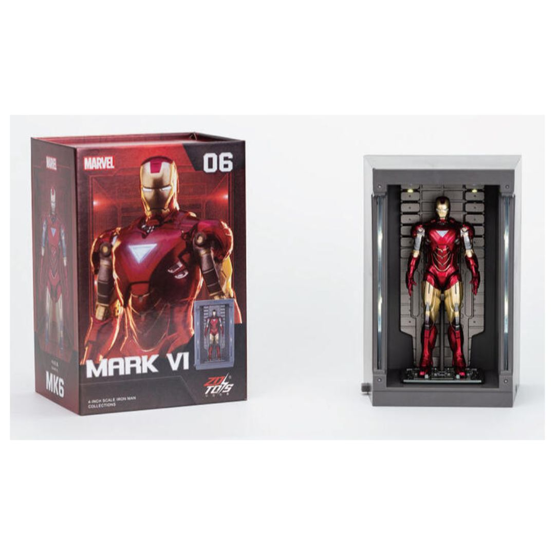 ZD Toys: Iron Man Hall of Armor Set - Mark 06, 4-Inch Figure – Krazy ...