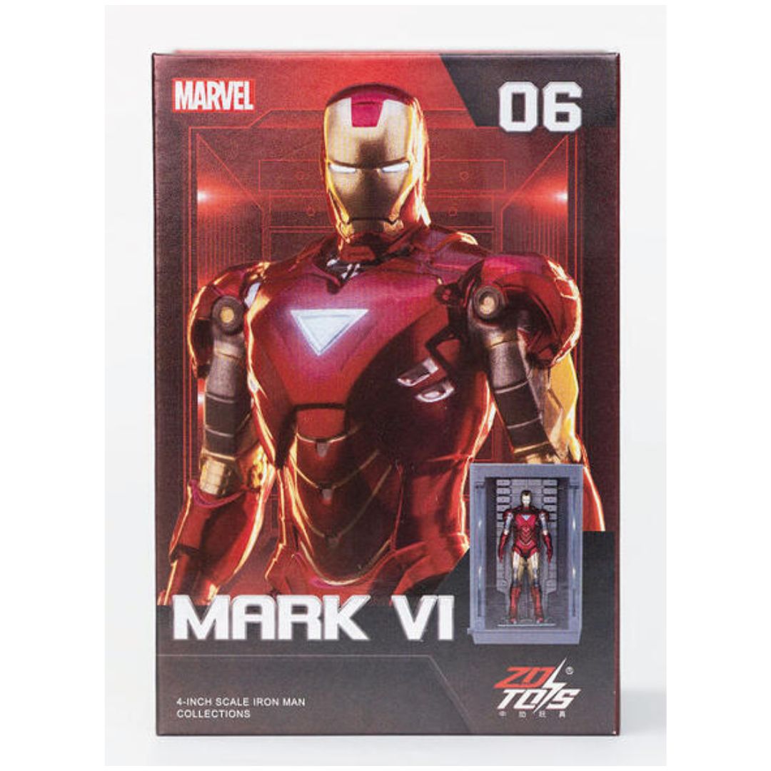 ZD Toys: Iron Man Hall of Armor Set - Mark 06, 4-Inch Figure – Krazy ...