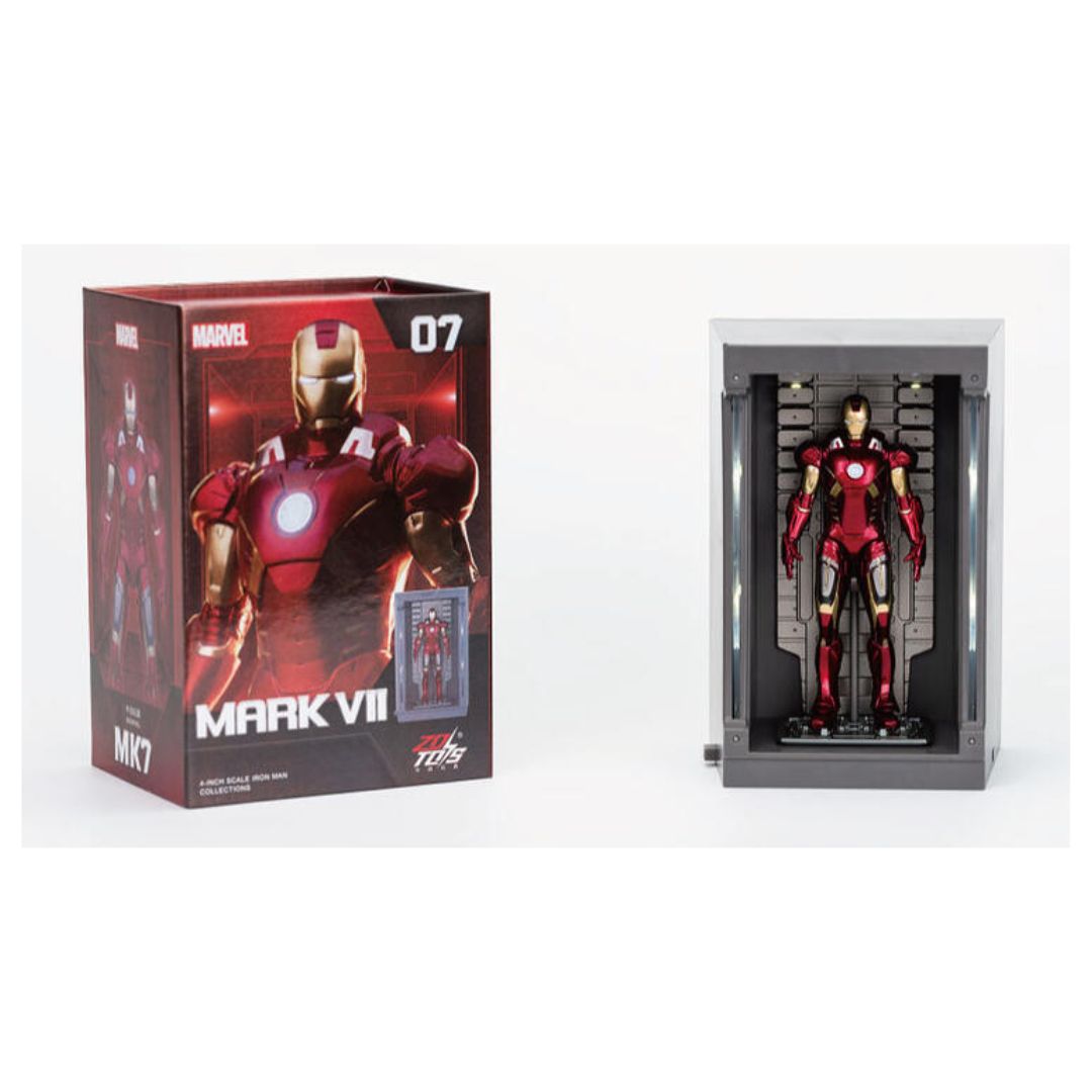 ZD Toys: Iron Man Hall of Armor Set - Mark 07, 4-Inch Figure – Krazy ...