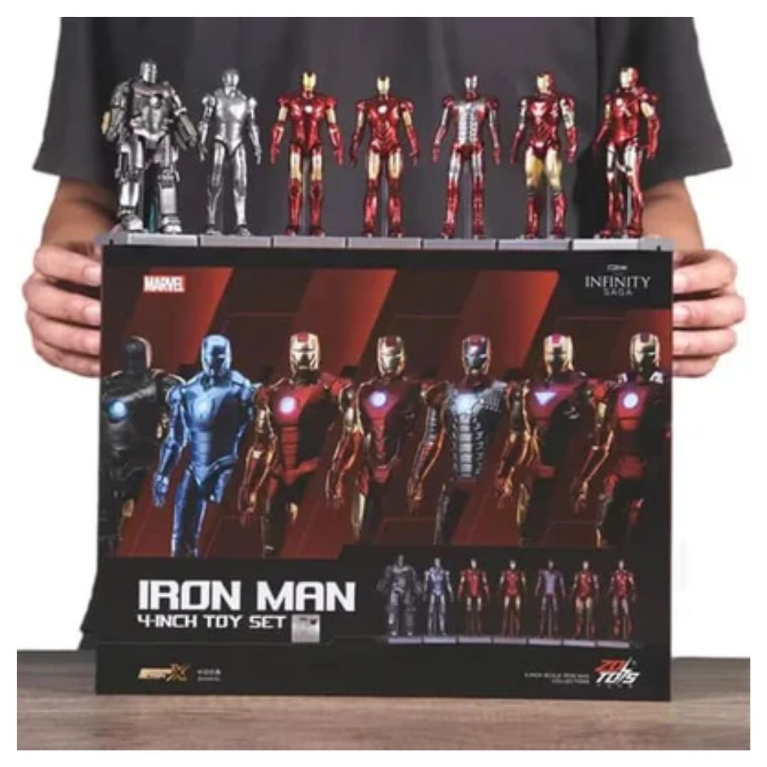 ZD Toys: Iron Man 7 Figures Set - Action Figure 4 Inch – Krazy Caterpillar