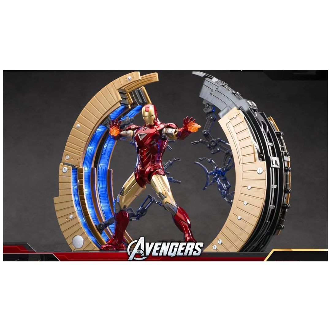 ZD Toys: Marvel Avengers Suit Up Gantry With Iron Man Mark 06 - Action ...
