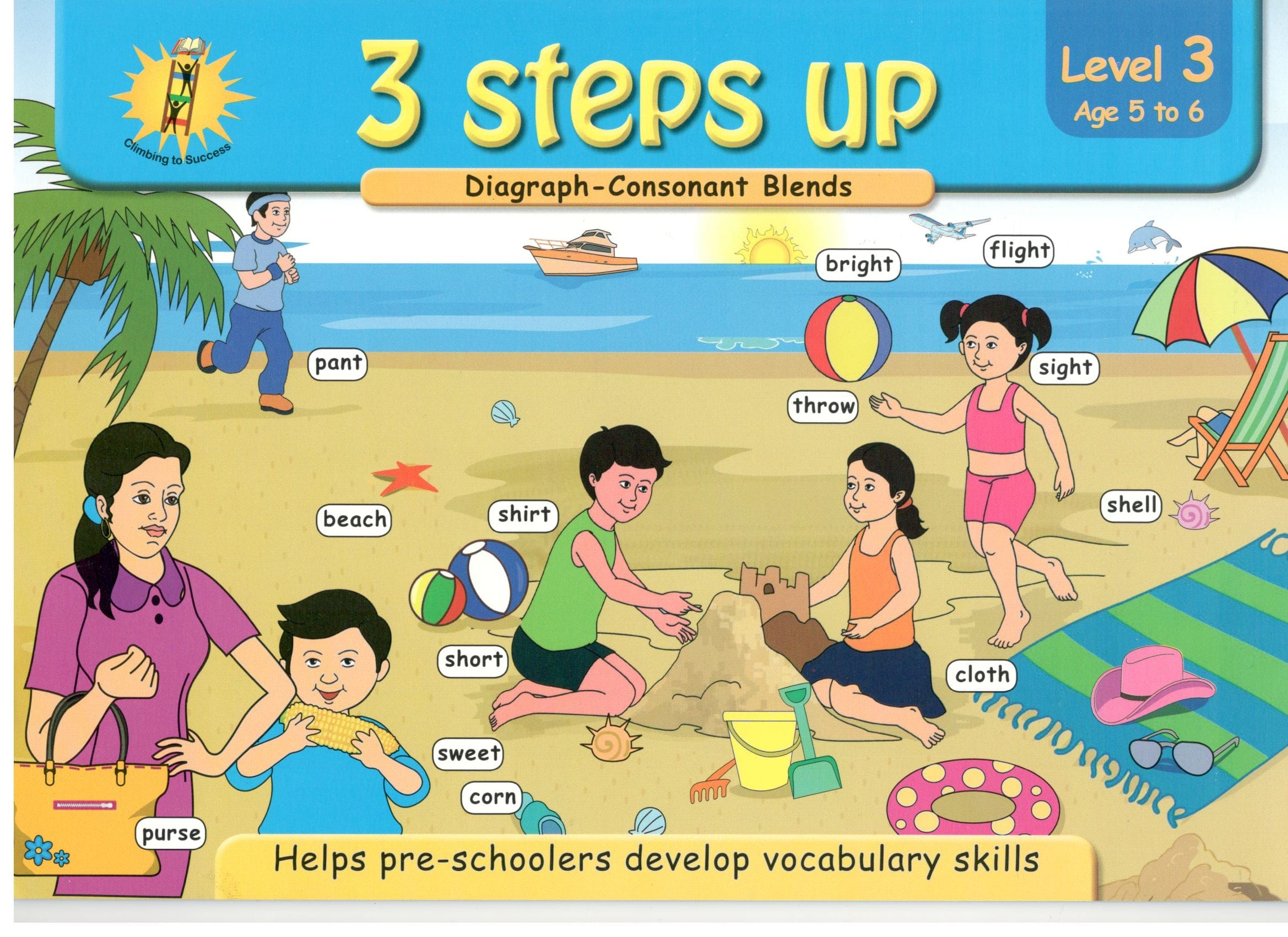 Phonics Reader: Level 3 - Paperback | 3 Steps Up – Krazy Caterpillar