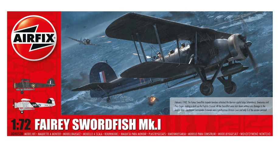 A04053B Fairey Swordfish Mk.I Scale Model Kits (1:72) | Airfix – Krazy ...
