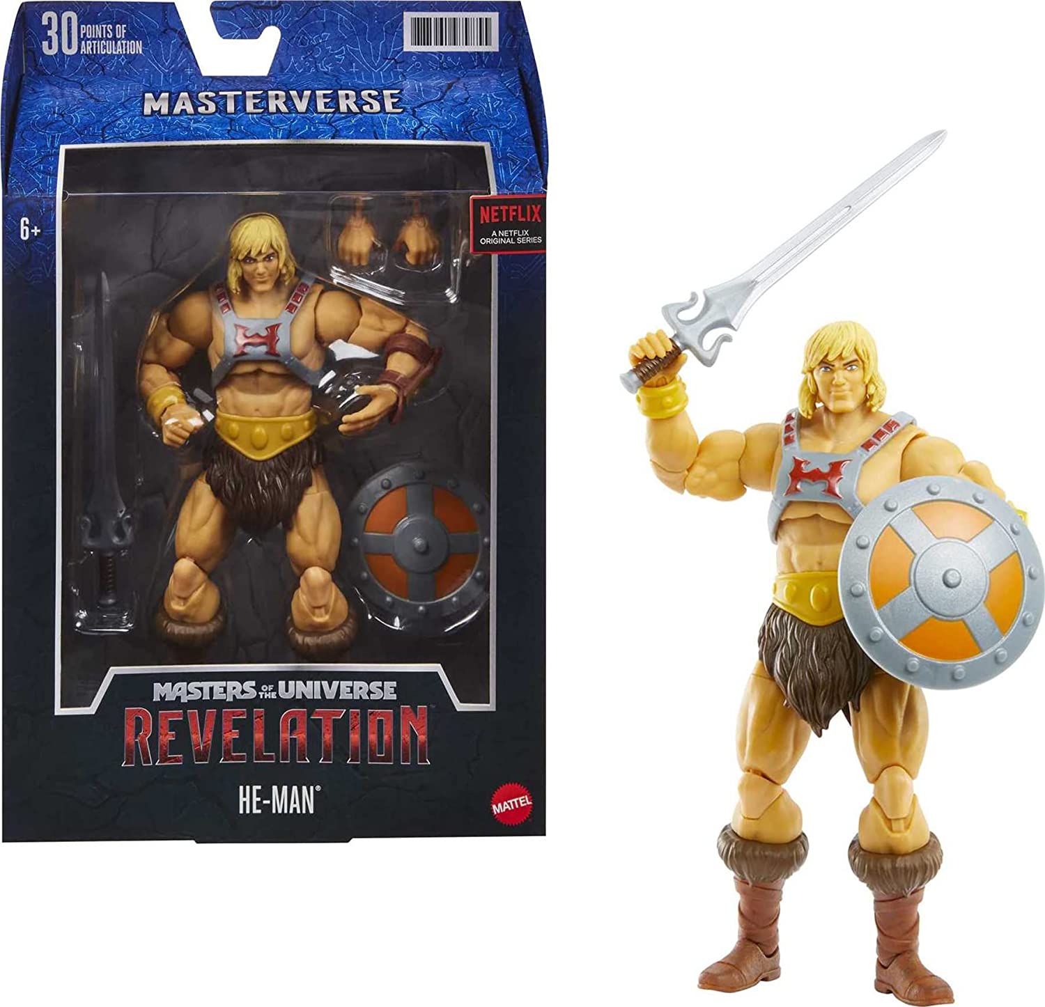 Masters Of the Universe Masterverse Revelation: He-Man - Action Figure ...