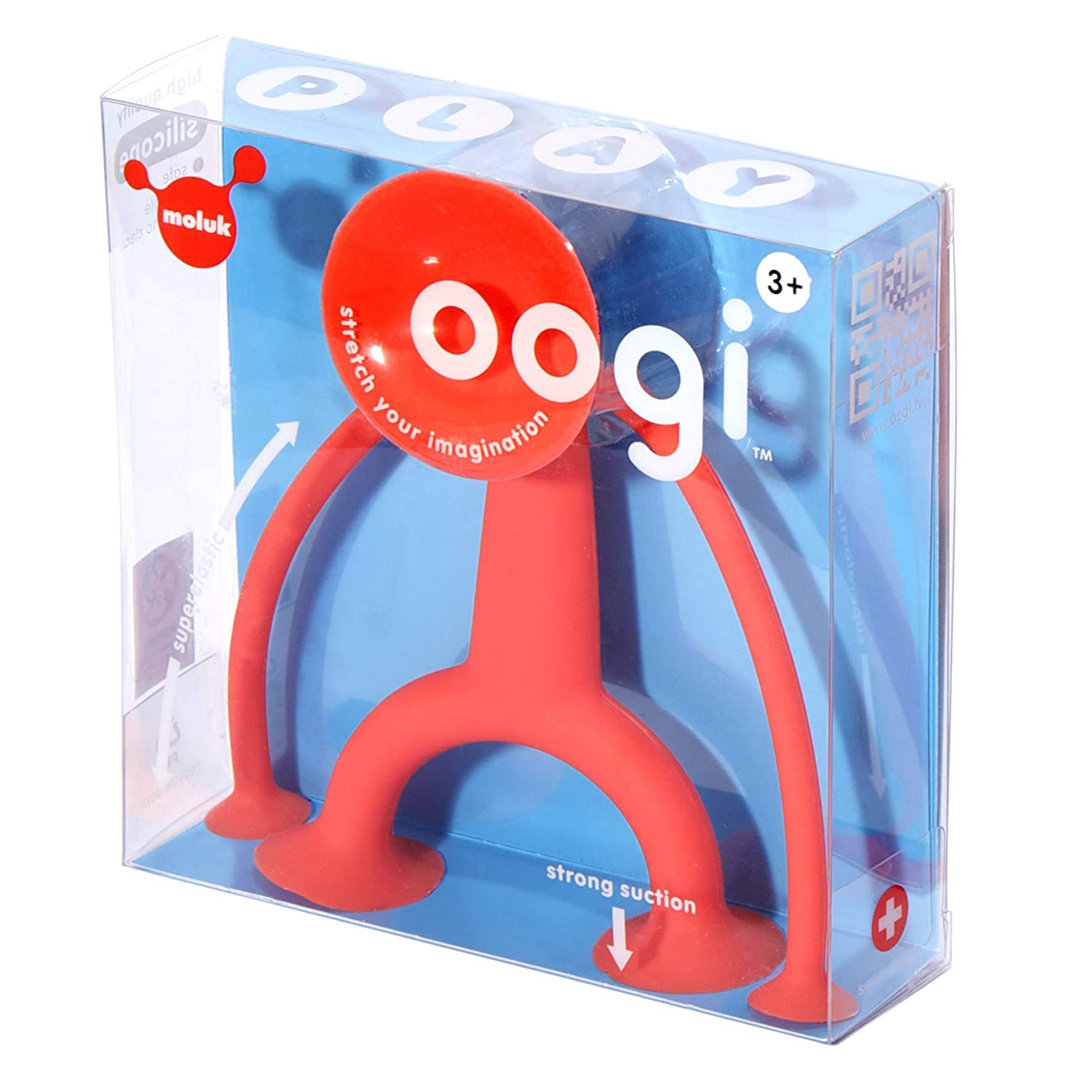Oogi Fidget Toy - Red ( Small ) | Moluk Toys – Krazy Caterpillar