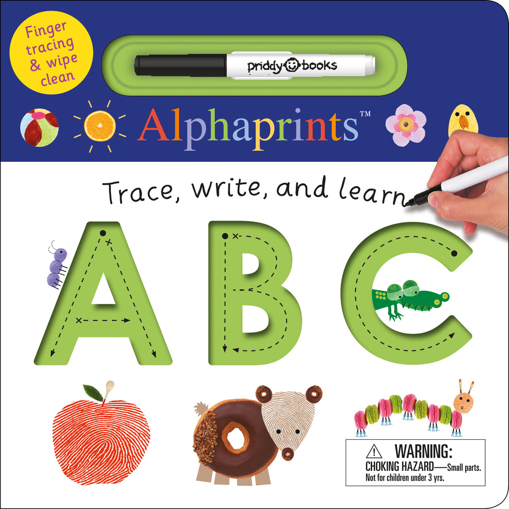 Alphaprints: Trace, Write, and Learn ABC - Board Book | Priddy Books ...