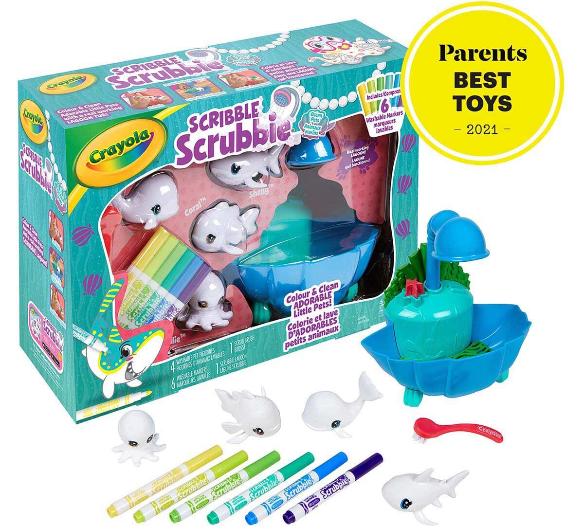 Scribble Scrubbie: Ocean Pets | Crayola – Krazy Caterpillar