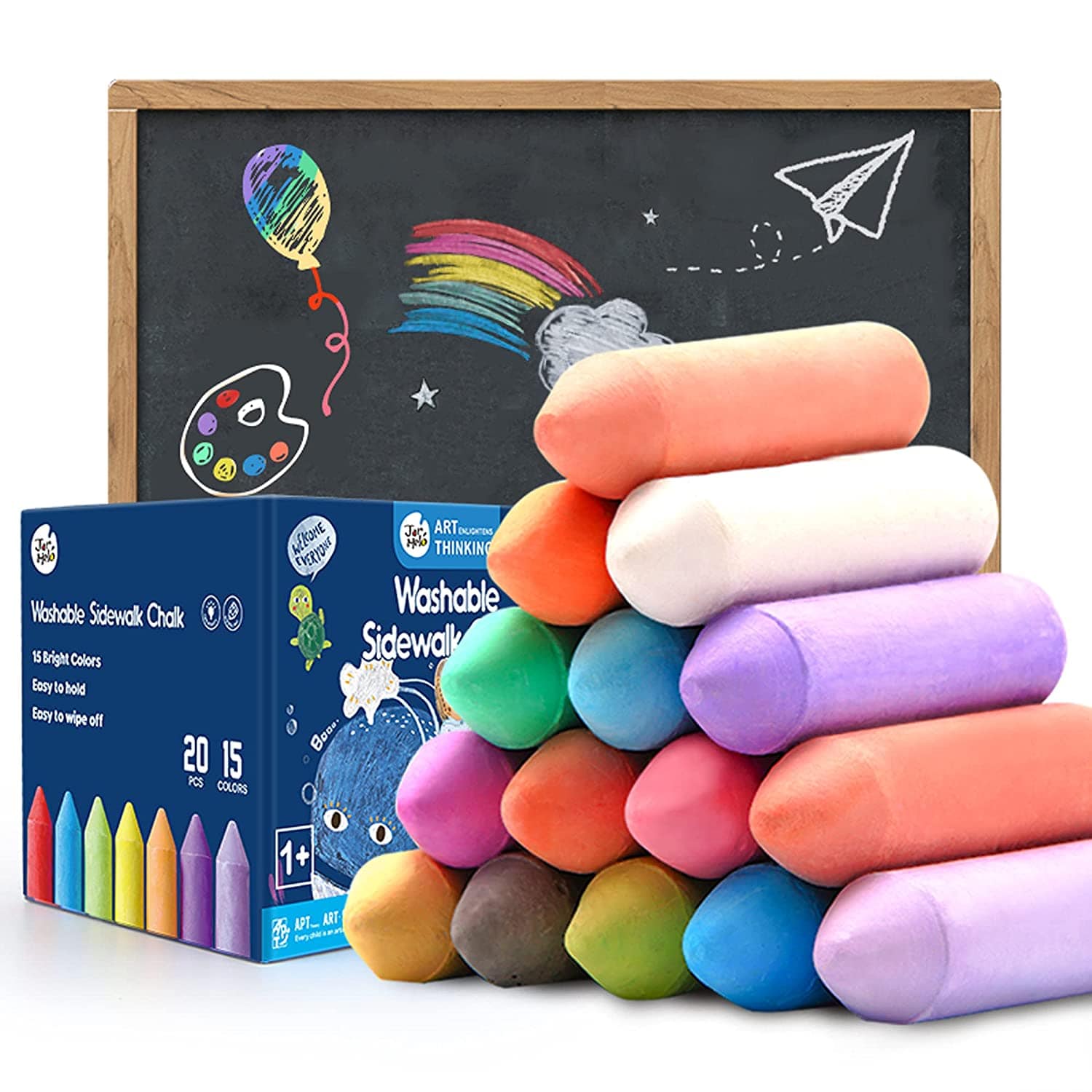 Washable Sidewalk Chalk | Jar Melo – Krazy Caterpillar