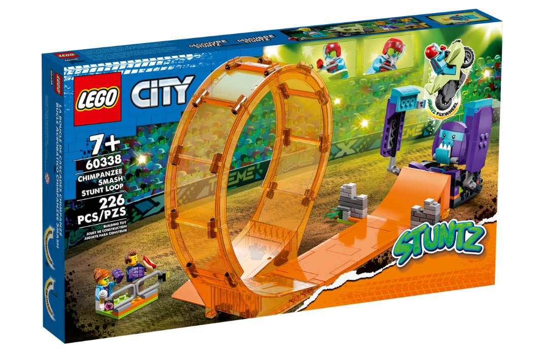 LEGO® City 60338: Smashing Chimpanzee Stunt Loop – Krazy Caterpillar