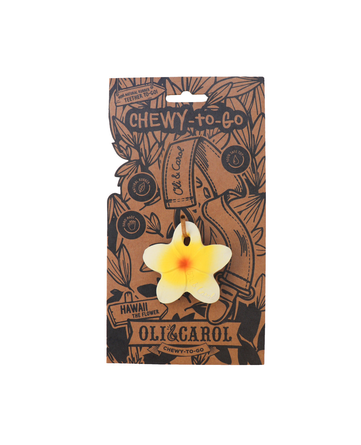 Hawaii The Flower Chewy Teether | Oli & Carol – Krazy Caterpillar