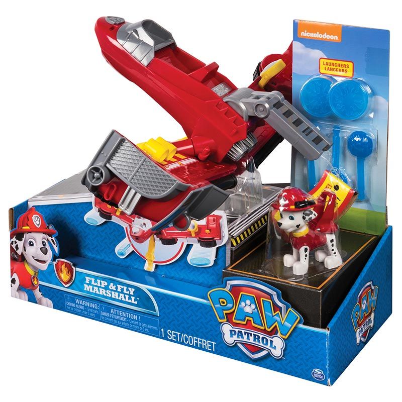 Flip and Fly Marshall 2 in 1 Transforming Vehicle PAW Patrol Krazy Caterpillar