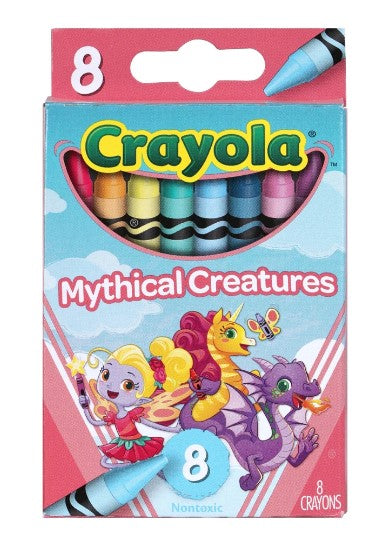Crayola Mythical Creatures Crayons 8 Count – Krazy Caterpillar