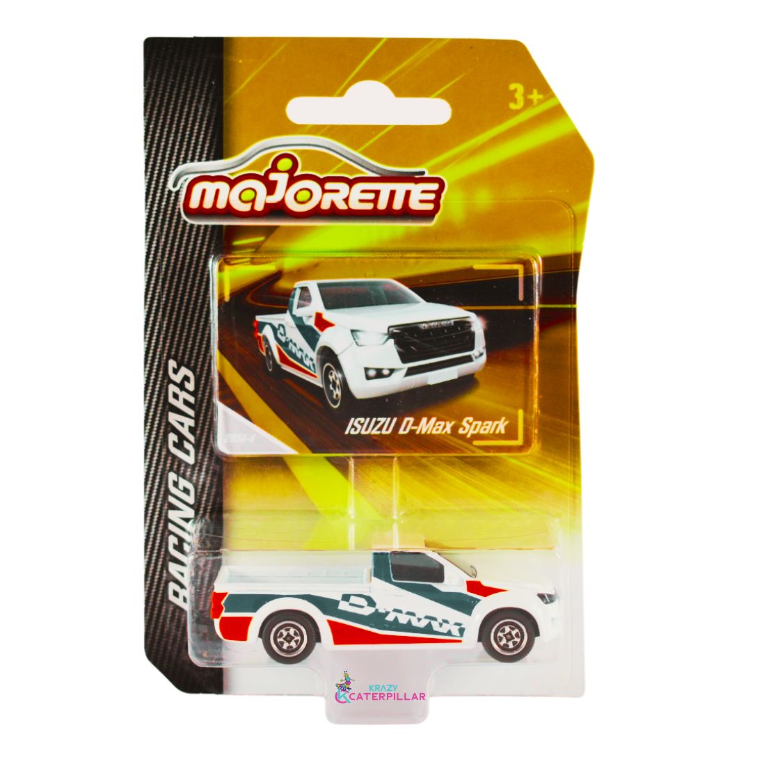 Isuzu D-Max Spark: Racing Cars - 1:64 | Majorette – Krazy Caterpillar