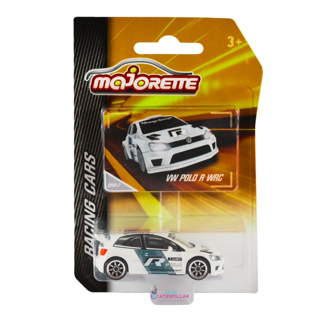 VW Polo R- WRC : Racing Cars (1:64) | Majorette – Krazy Caterpillar